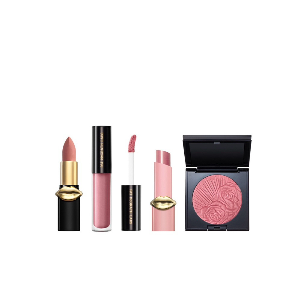 Set son và má hồng Pat McGrath Divine Rose: Jet Set Kit | Shopee Việt Nam
