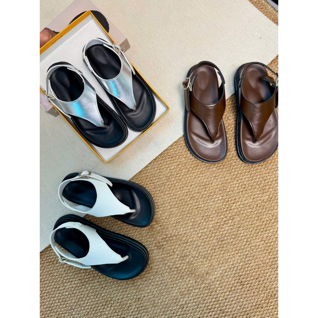 [LOẠI 1-4 MÀU] Sandal nữ kẹp ngón chất da mềm mại đế cao CHALLOT mới ...
