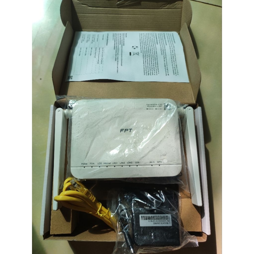 Modem FPT ZTE F6201B (AX3000GZV2) chuẩn wifi 6 | Shopee Việt Nam