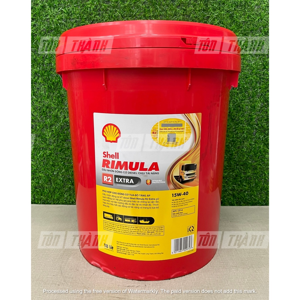 [HÀNG CHÍNH HÃNG] Dầu Động Cơ Diesel Shell RIMULA R2 Extra 15W-40 CF-4 ...