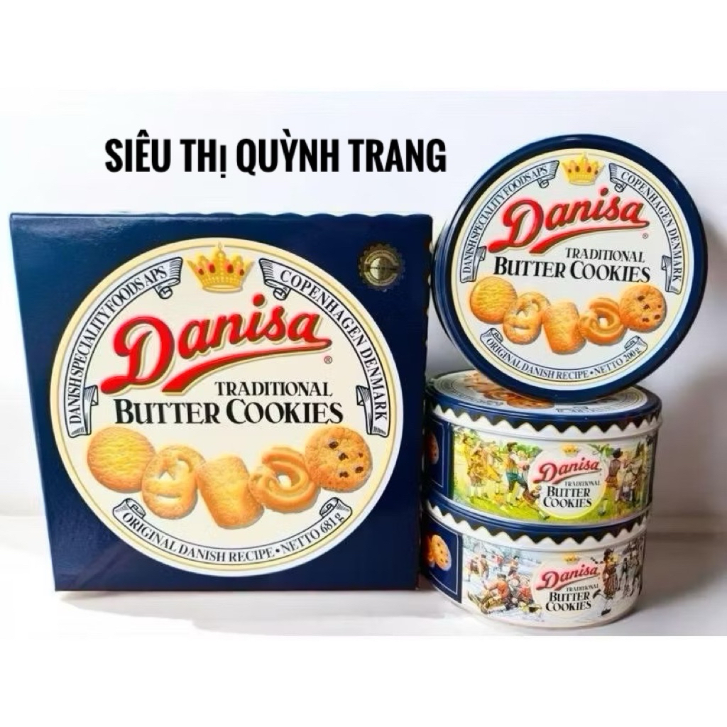 Bánh Quy Bơ Danisa Cao Cấp Hộp 200g/681g | Shopee Việt Nam