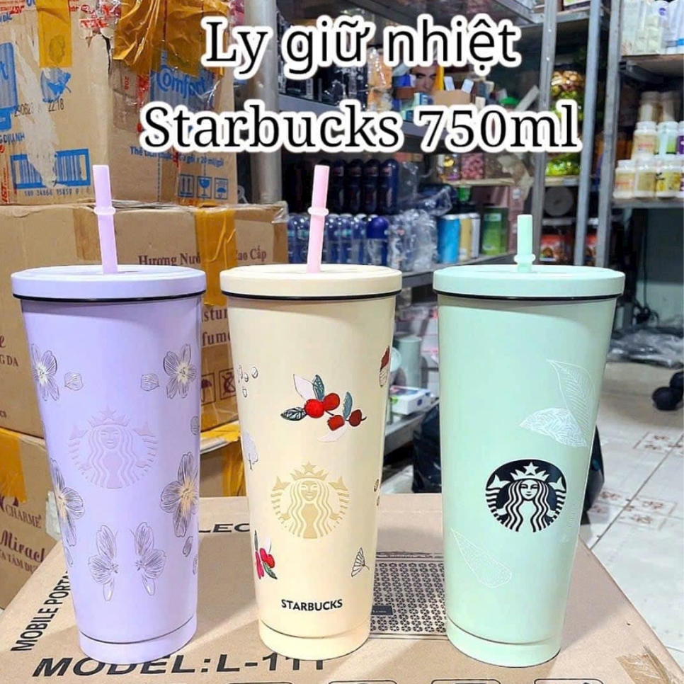 Ly Giữ Nhiệt Starbuck Đủ Màu 750ml Fullbox cực sang trọng, đẹp mắt ...