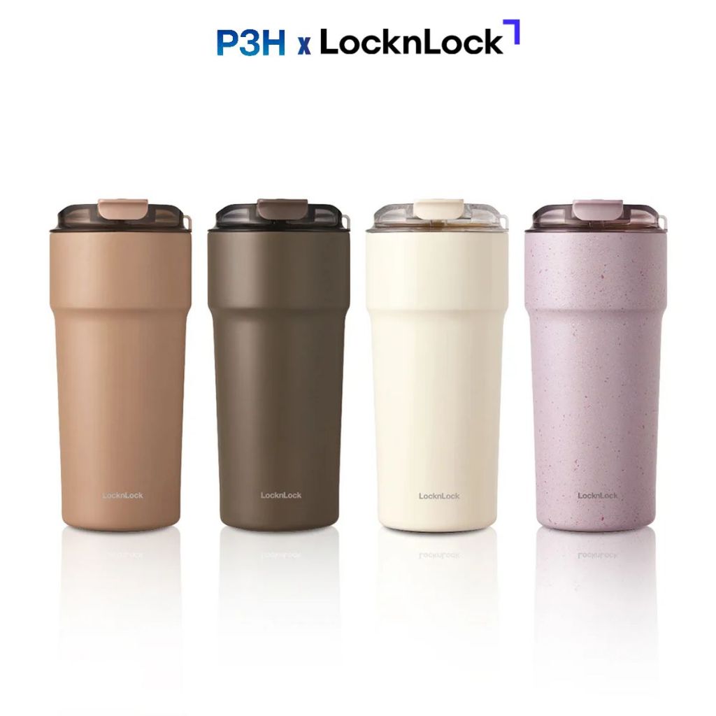 Ly giữ nhiệt phủ sứ LocknLock Metro Cafe Tumbler nhiều dung tích đa ...
