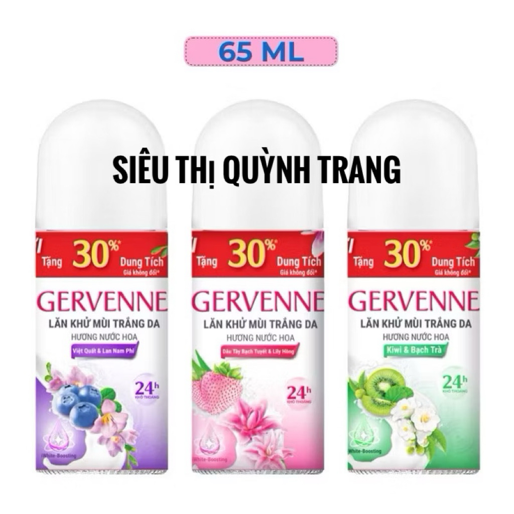 LĂN KHỬ MÙI TRẮNG DA GERVENNE 65ML ... | Shopee Việt Nam