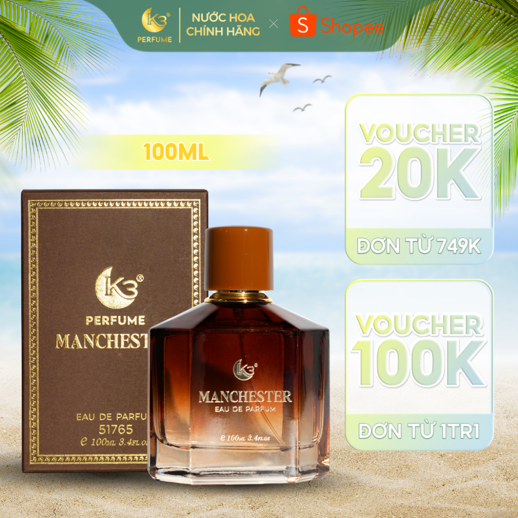 Nước Hoa Unisex Manchester 100ML-K3 Perfume - Phong Cách SAIGON ...