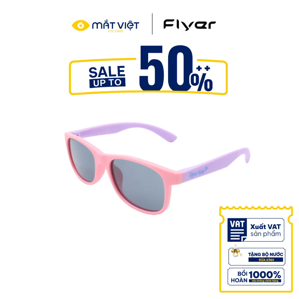 Kính Mát Trẻ em FLYER F42620 C14, Kính Mát Nhựa, Kính Mát Vuông, Mắt ...