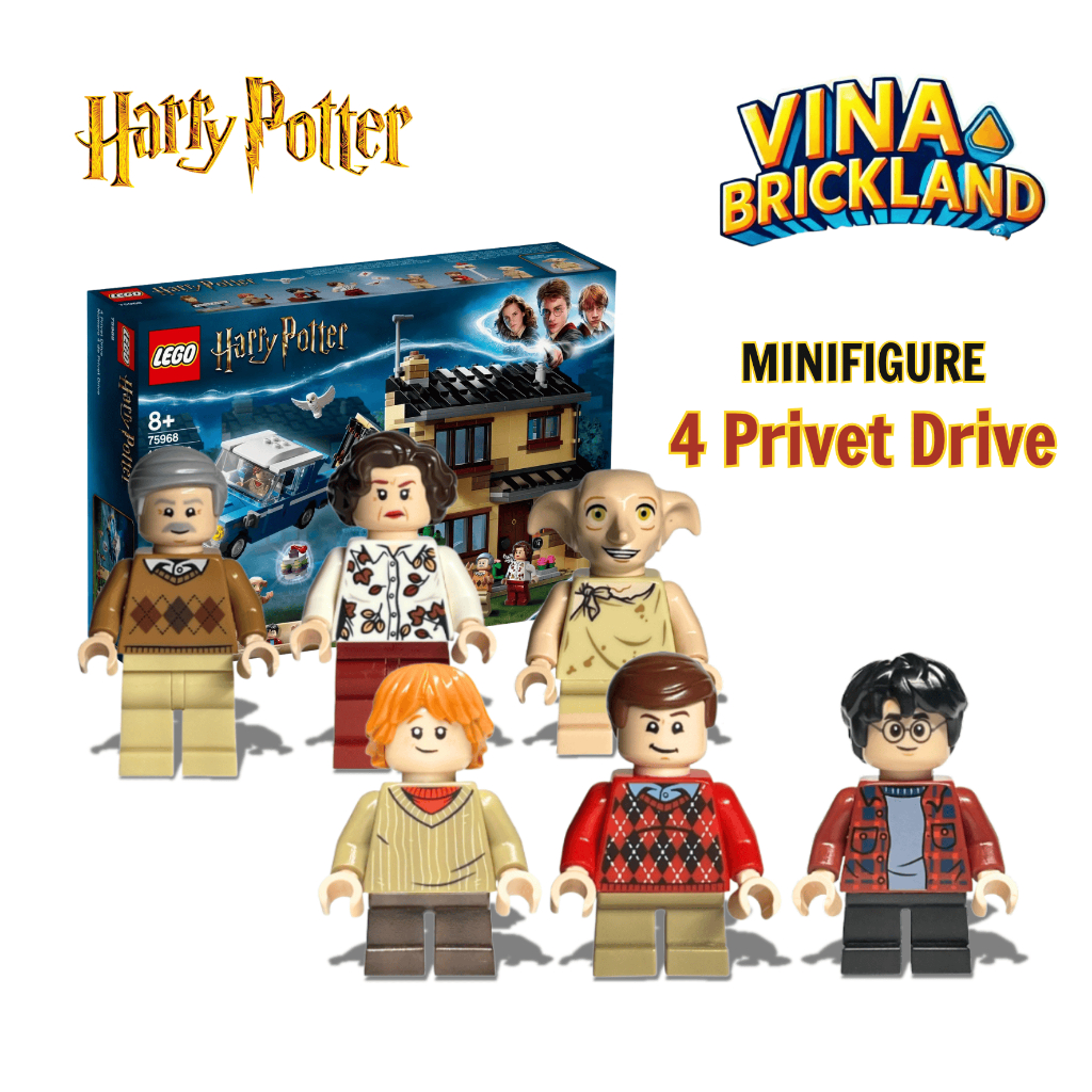 LEGO Harry Potter – Minifigure 4 Privet Drive (Từ set 75968-1 4 Privet ...