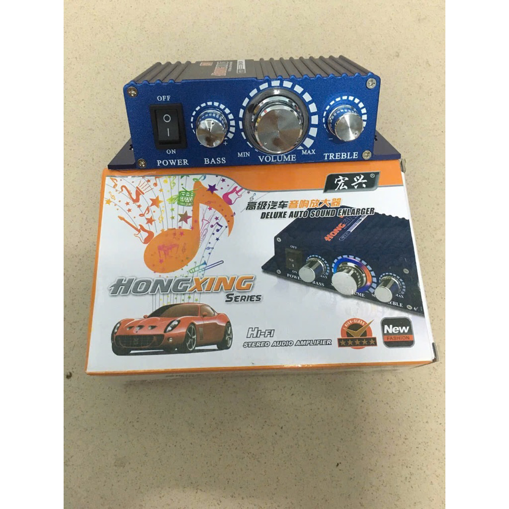 Amply mini HongXing 12V 220W | Shopee Việt Nam