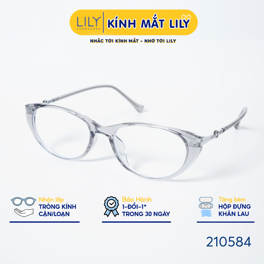 Gọng kính mắt mèo nam nữ LILYEYEWEAR chất liệu nhựa phối càng kim loại ...