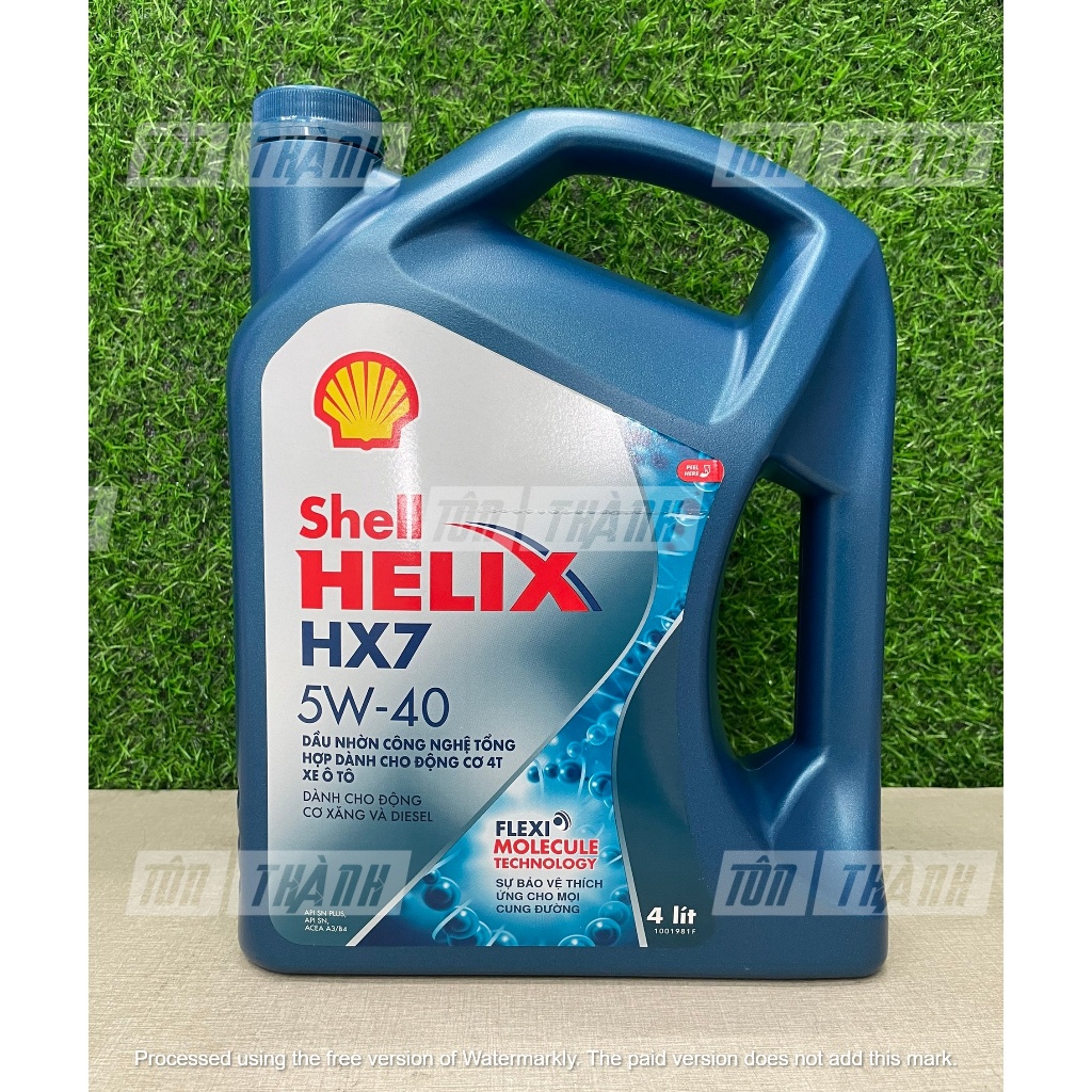 [ Hàng Chính Hãng ] Dầu Nhớt SHELL HELIX HX7 5W40 (4 Lít) - Dành cho ...