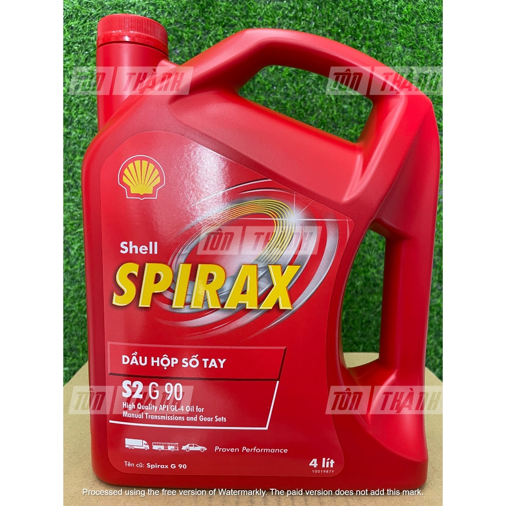 [ Hàng Chính Hãng ] Nhớt hộp số Shell SPIRAX S2 G-90 (4Lít) | Shopee ...