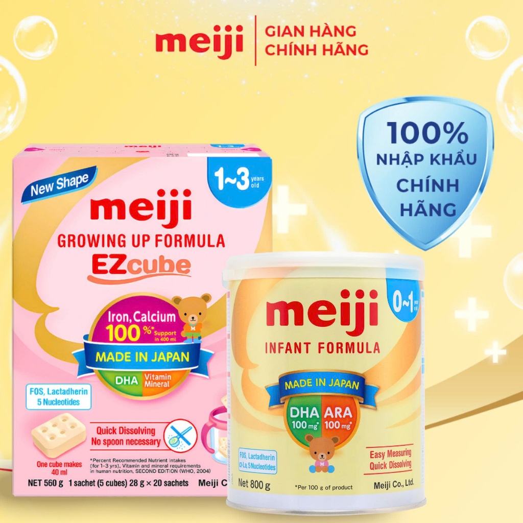 1 Hộp Sản Phẩm Dinh Dưỡng Công Thức Meiji Infant Formula (800g) Và 1 ...