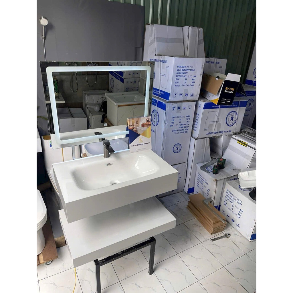 ( Cần làm theo kích thước yêu cầu, chát cho shop ạ) Bàn đá 2 tầng tràn ...