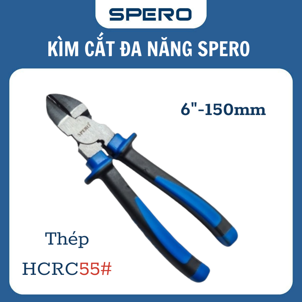 Kìm Cắt SPERO SPRK3887 Kích Thước 150mm 200mm Tay Cầm Chống Dầu, Kìm ...