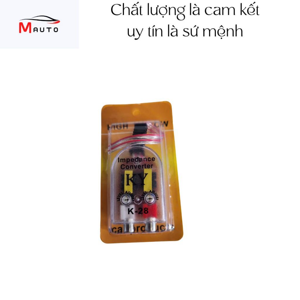 Cục Line Out Chuyển Tín Hiệu Loa Sang RCA Cho Sub Ô Tô | K-28], Line ...