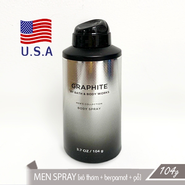 Xịt Thơm Body Mist cho Nam Graphite - Khử Mùi Làm Thơm Cơ Thể (khí nén ...