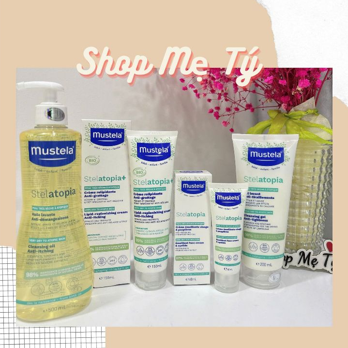 Gel tắm gội Mustela, Kem Dưỡng Da Mặt Và Cơ Thể Cho Trẻ Sơ Sinh & Em Bé ...