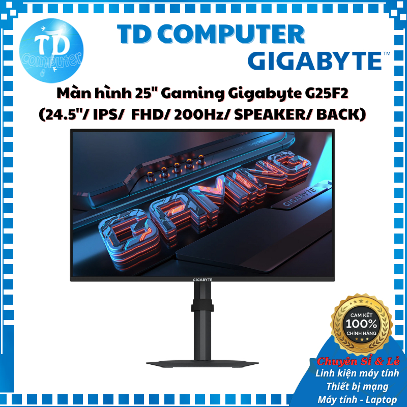 Màn hình LCD 25" Gaming Gigabyte G25F2 (24.5''/ IPS/ FHD/ 200Hz ...