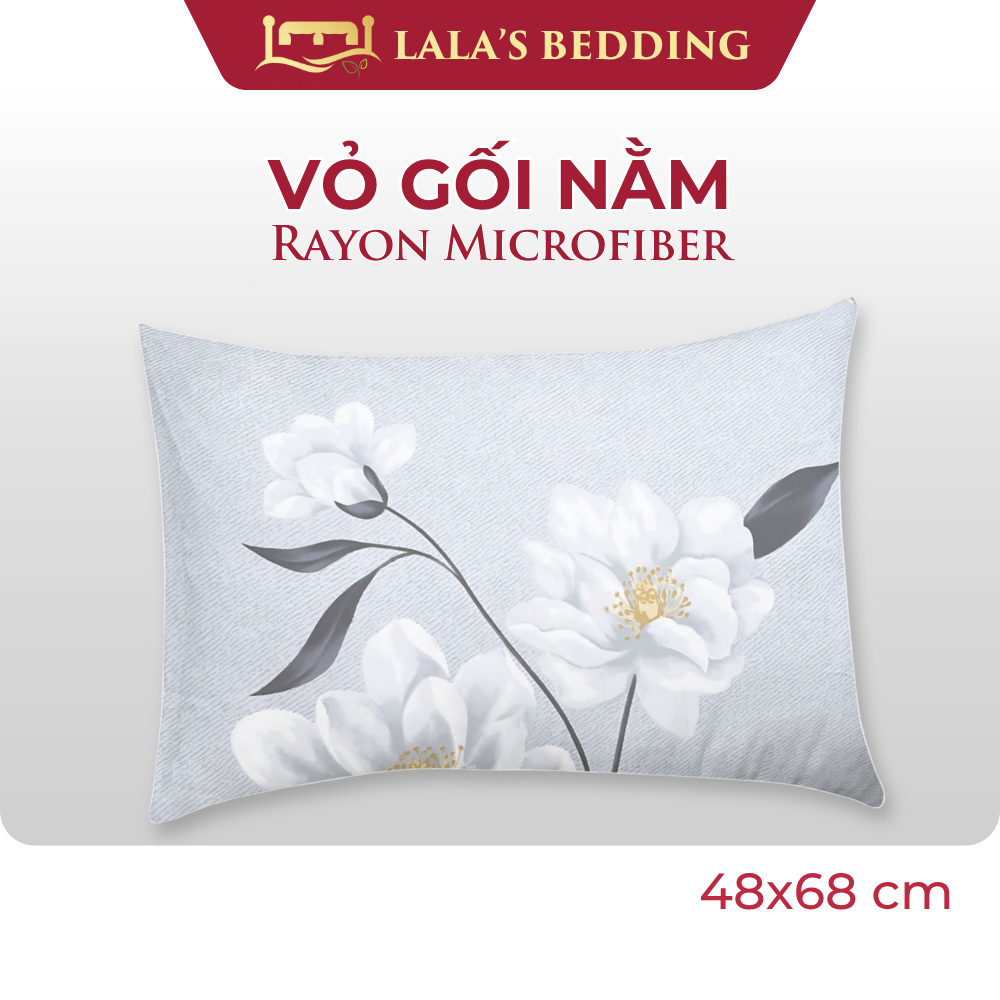 [LIVE] Vỏ Gối Nằm Rayon Microfiber Size 48cmx68cm LaLa's Bedding May ...