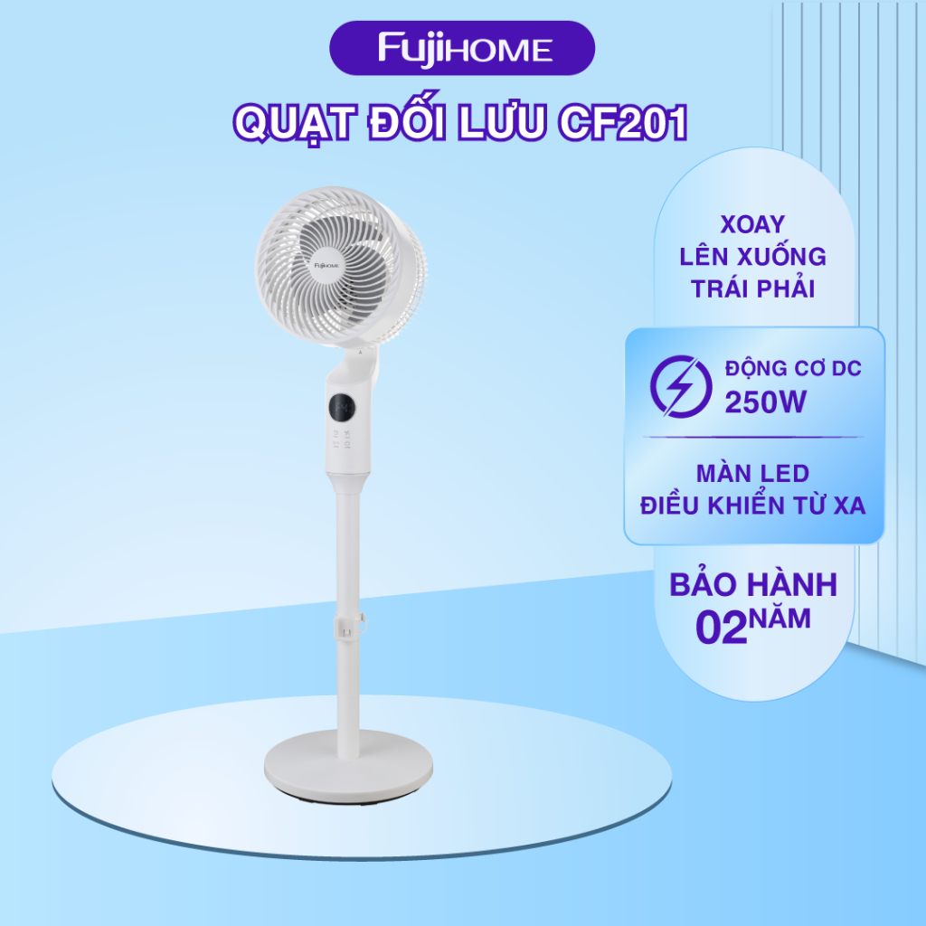 Quạt đối lưu không khí Fujihome CF201 nhập khẩu, tự động đảo gió bảo ...