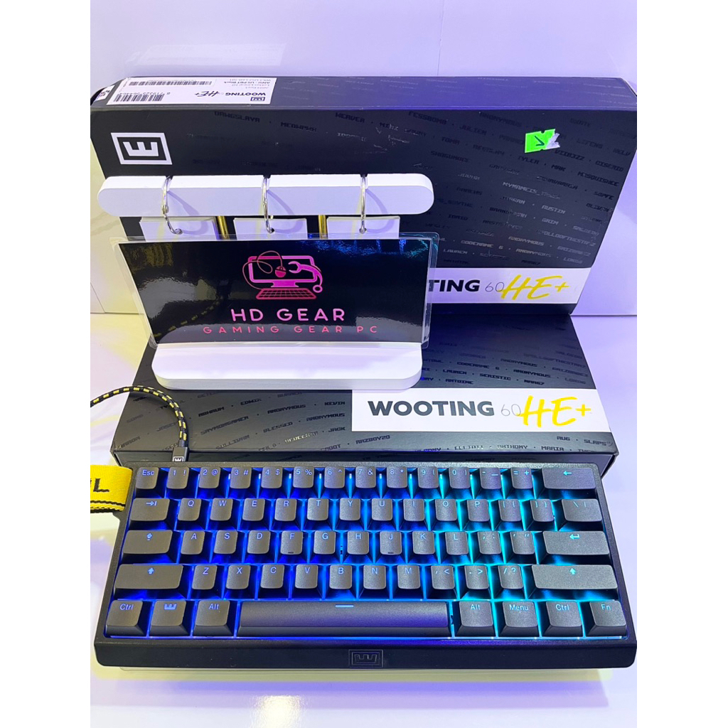 Bàn phím Gaming từ tính Rapid Trigger Wooting 60 HE+ ,80HE, Two He ...
