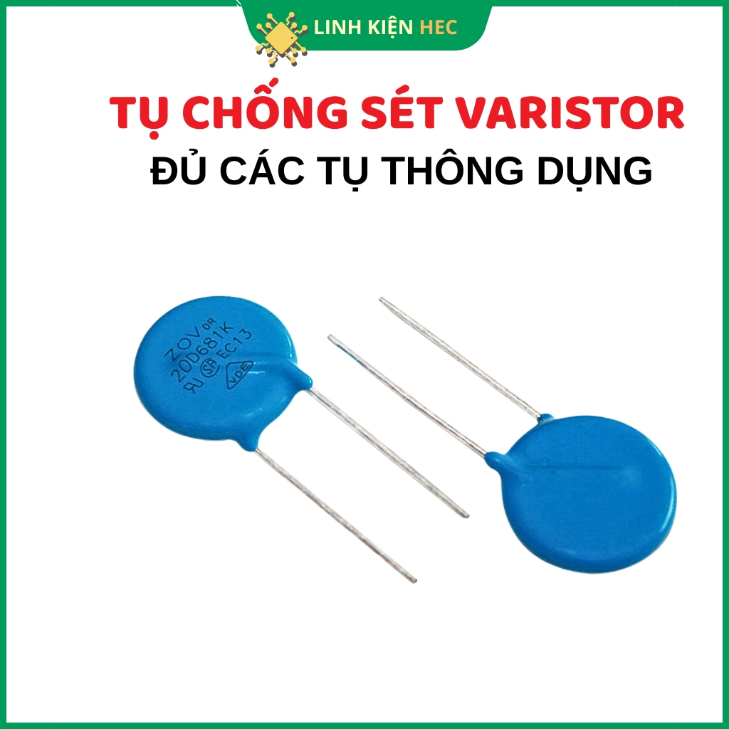 combo 10 Tụ Chống Sét Varistor 7D180K/7D181K/7D220K/7D221K/7D270K/7D71K ...