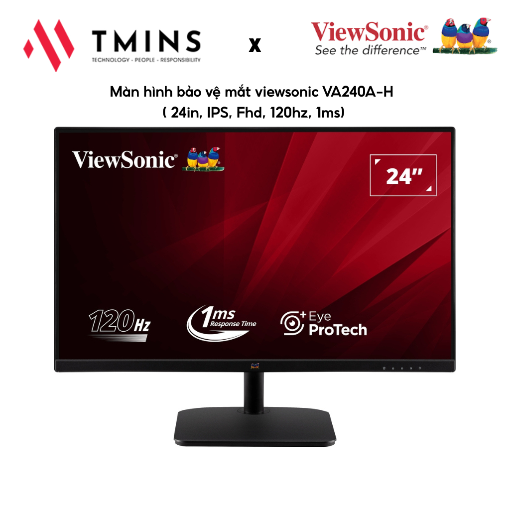 Màn hình bảo vệ mắt viewsonic VA240A-H ( 24in, IPS, Fhd, 120hz, 1ms ...