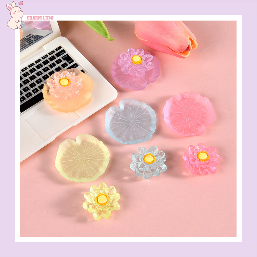 Charm Hoa Sen [ 1 CÁI ] 6 Màu Phát Sáng, Bộ Sưu Tập Đáng Yêu Cực Độ ...