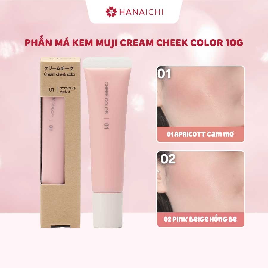 Phấn Má Kem Muji Cream Cheek Color 10g Lên Màu Tự Nhiên, Dưỡng Ẩm, Dịu ...