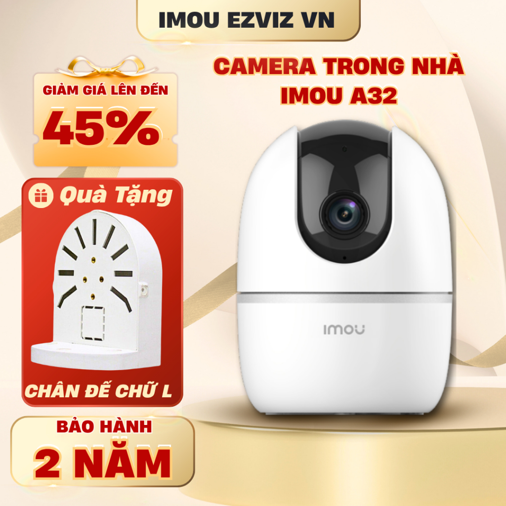 Camera Imou A32, CAMERA WIFI độ phân giải 3MP, xoay 360 theo chuyển ...