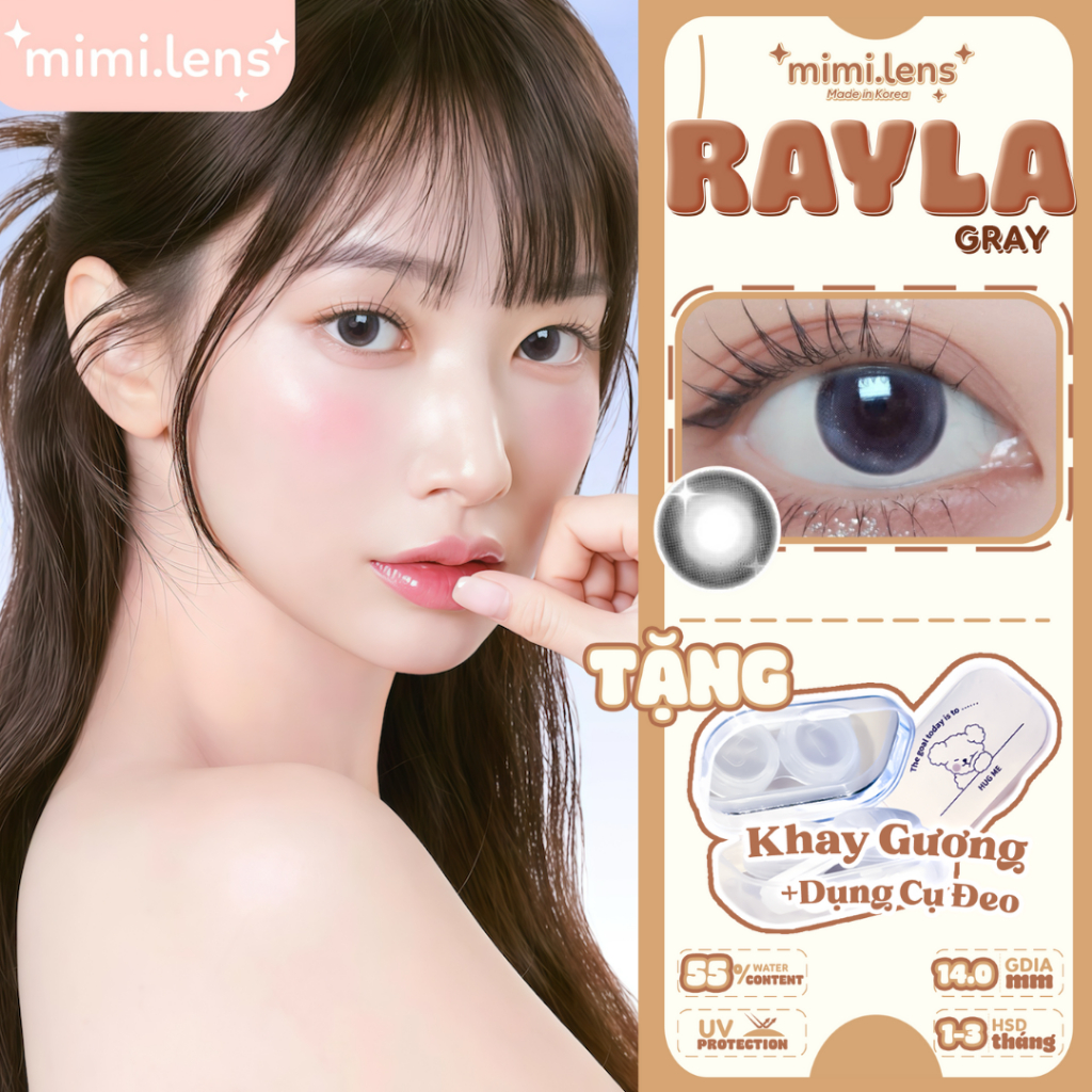 Kính Áp Tròng Filter RAYLA Lens 14.5 Giãn Tròng- Mimi.lens Hàn - 1 Cặp ...