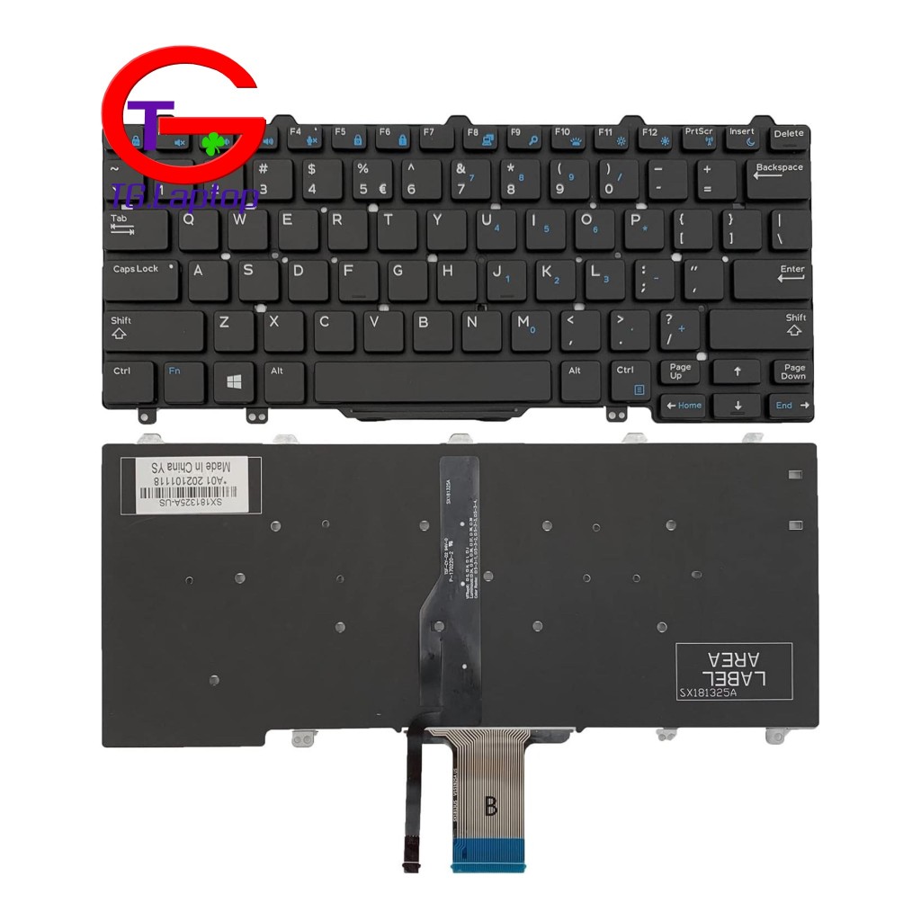 Bàn phím Laptop DELL Latitude E7250 - E7250 E7270 5270 7275 E5250 XPS ...