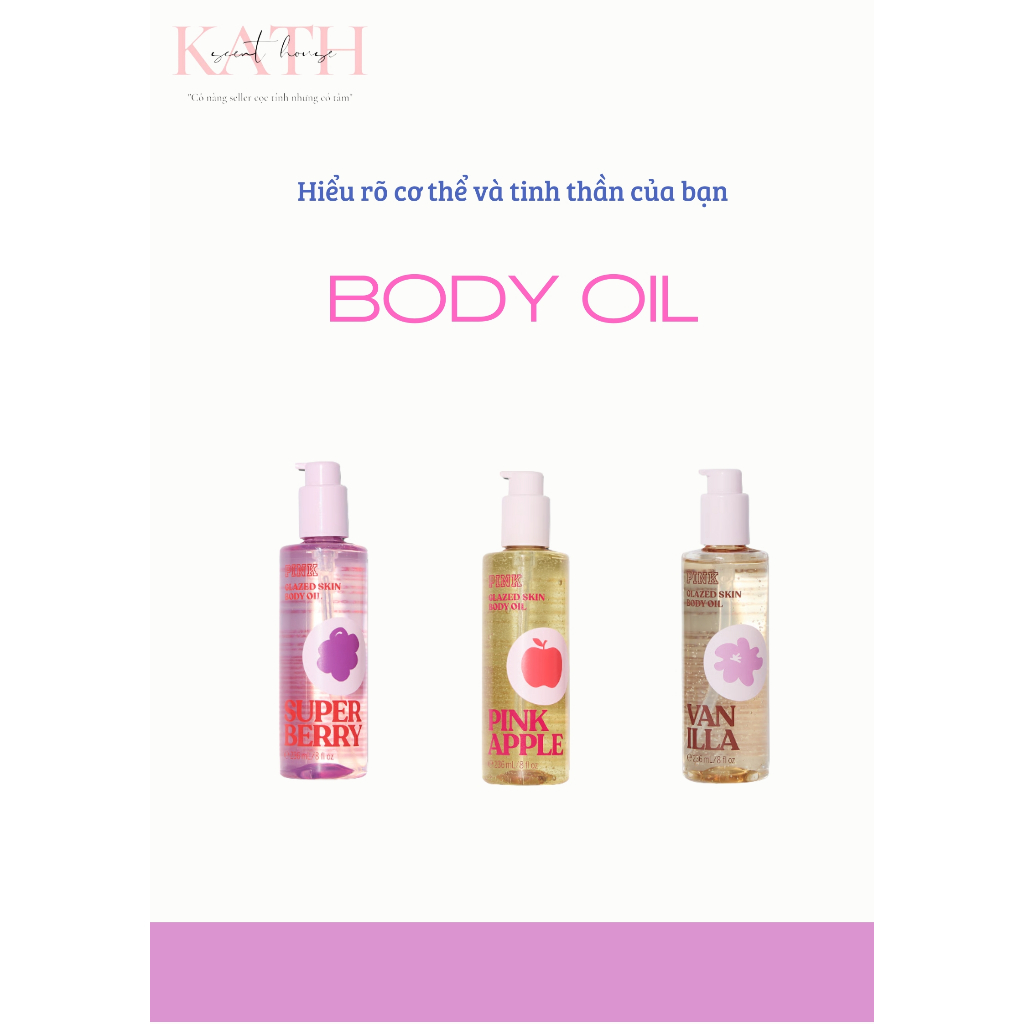 [Kath]Dầu Oil Massage cơ thể Vic.toria Se.crect [chai] | Shopee Việt Nam