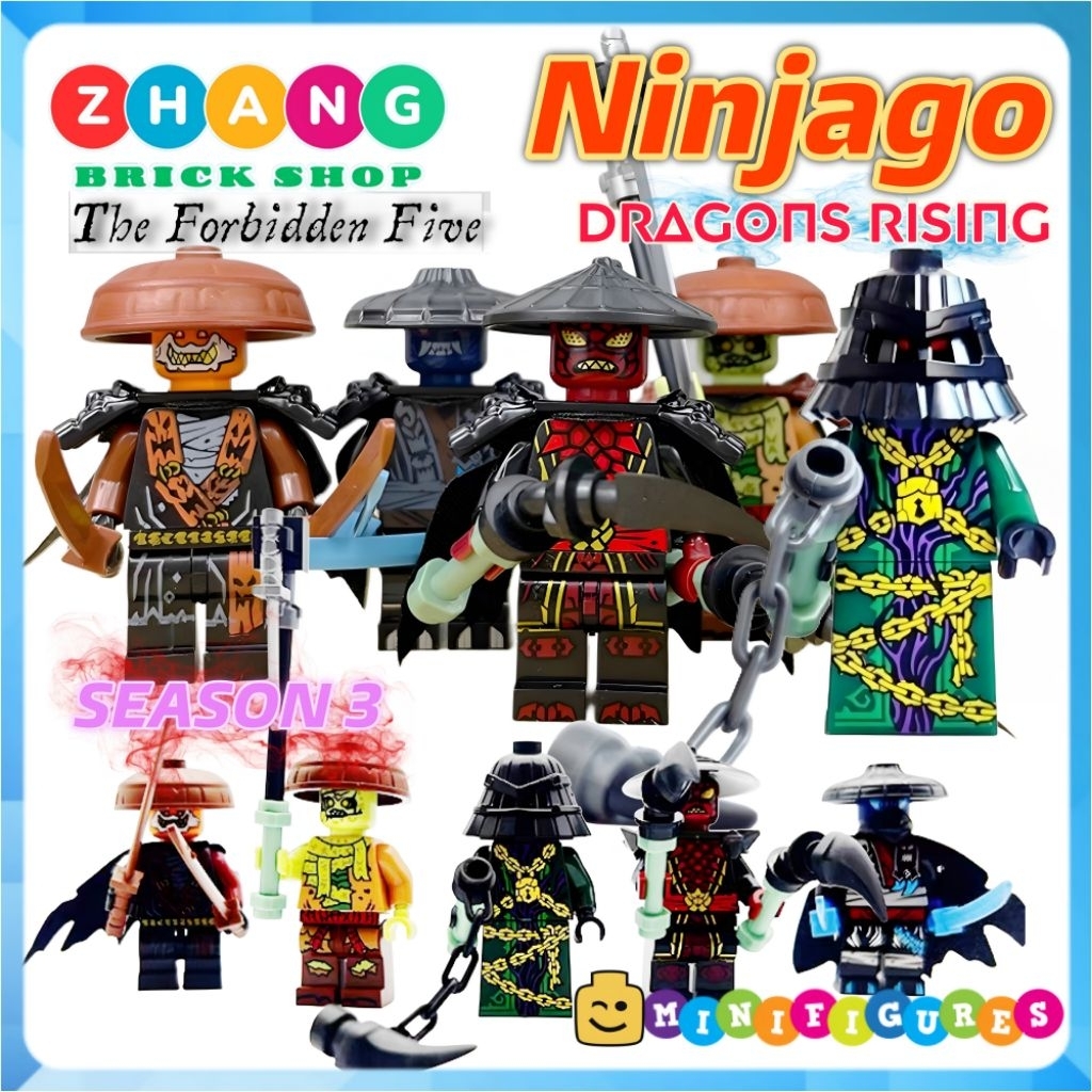 Đồ chơi lắp ráp Ninjago Dragons Rising 3 bậc thầy nguyên tố bí ẩn ...