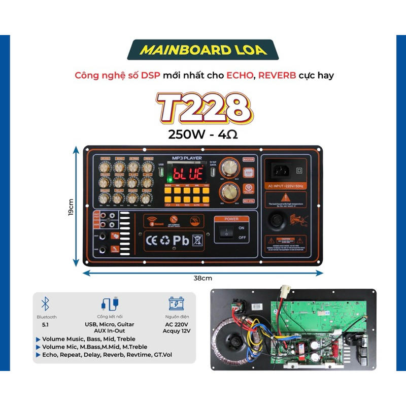 Mạch loa kéo T228 - 250W | Shopee Việt Nam