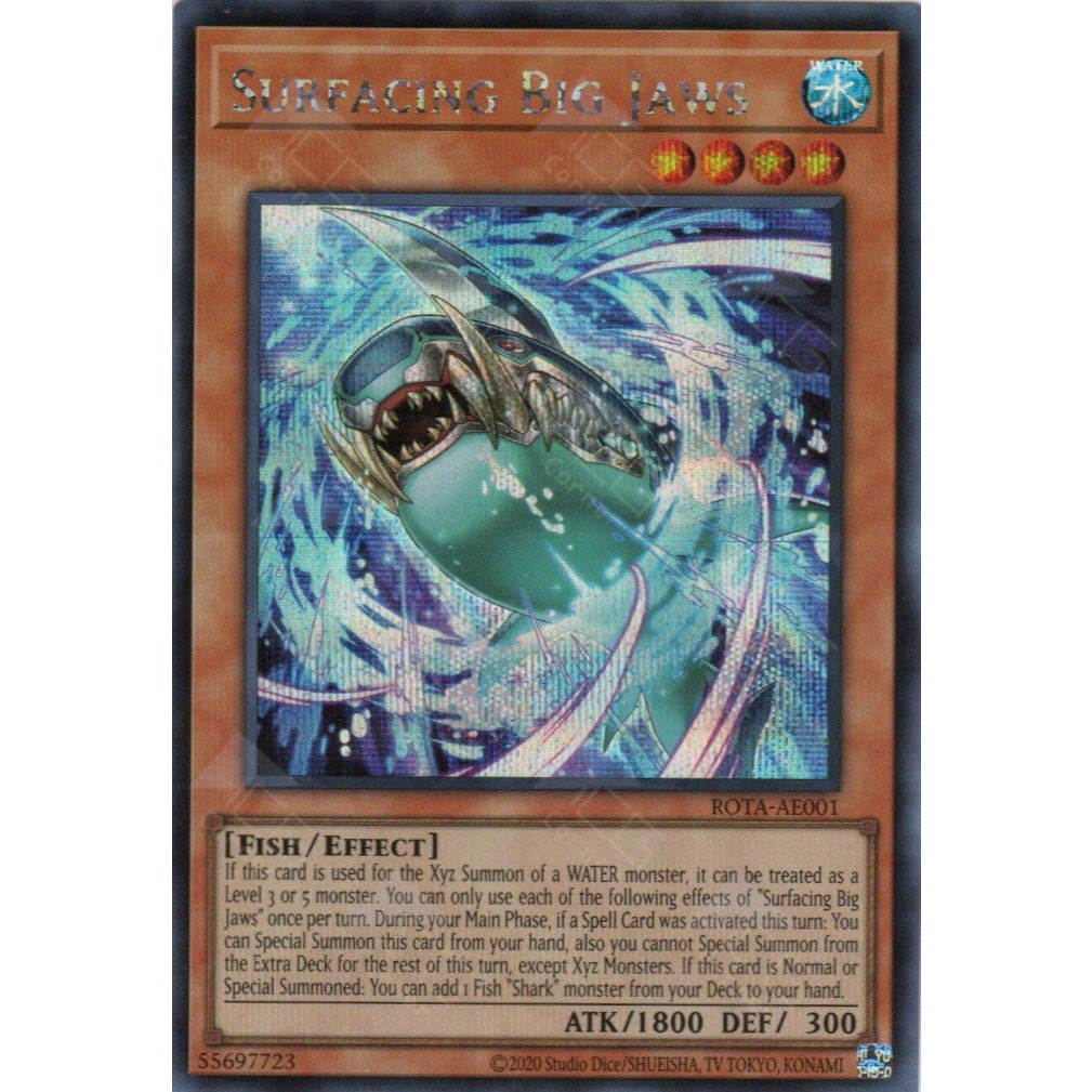 Thẻ bài Yugioh! -Surfacing Big Jaws- ROTA-AE001 | Shopee Việt Nam