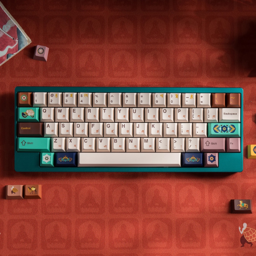 Bộ keycap KeyKobo Boundless Jataka (Cherry profile / ABS Double-shot ...