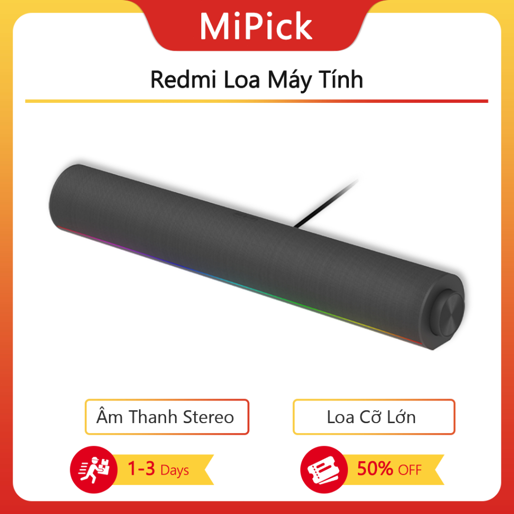Redmi Loa Máy Tính, Âm Thanh Stereo, ĐÈN Bầu Không KhÍ RGB, Loa KÍCh ...