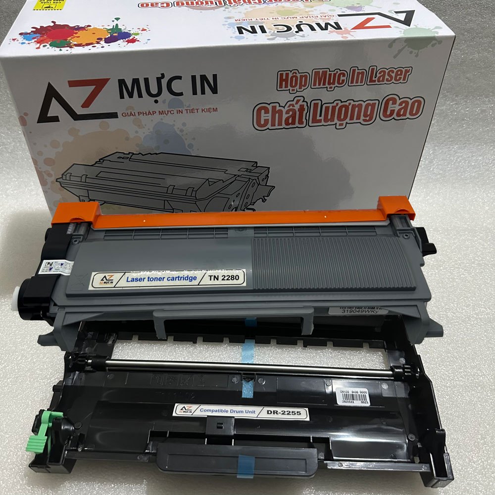 Bộ Drum DR2255 + Mực TN2280 AZ cho máy in Brother HL 2240D, 2250DN, MFC ...