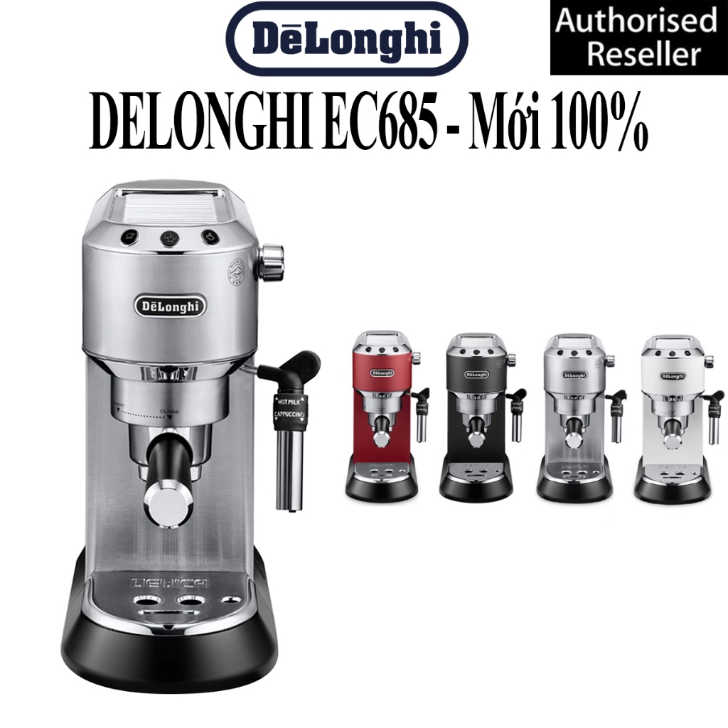 [Delonghi EC685] Máy pha cà phê Delonghi EC685.M / Delonghi EC685.BK / Delonghi EC685.R | Shopee ...