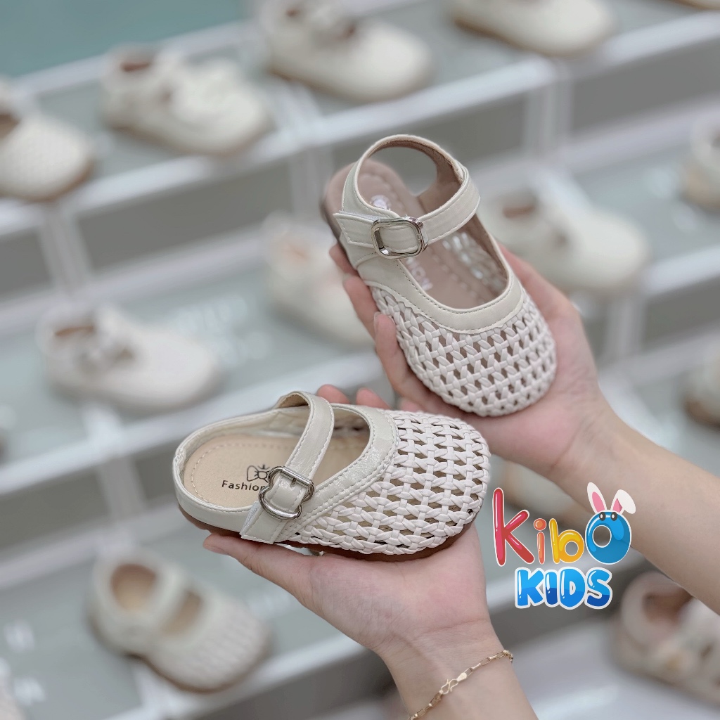 Giày Bé Gái - Giày Sandal da mềm phong cách Vintage Hàn Quốc SA25112 ...
