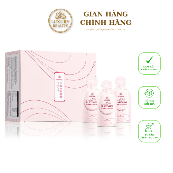 Nước Uống Hebora Beauty Placenta Drink Hỗ Trợ Sức Khỏe - Sắc Đẹp Hộp 28 ...