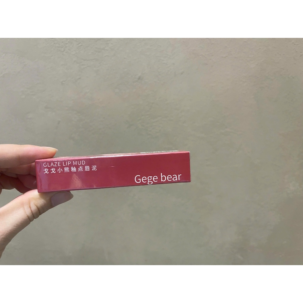 X13_ Son GEGE BEAR GLAZE LIP MUD ( Màu ngẫu nhiên ) | Shopee Việt Nam