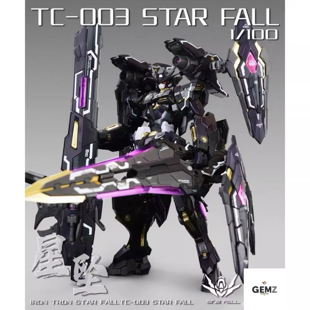 MÔ HÌNH LẮP RÁP 1/100 TC-003 STAR FALL IRON TOYS (Khung kim loại + Led từ tính) - GEMZ Hobby ...
