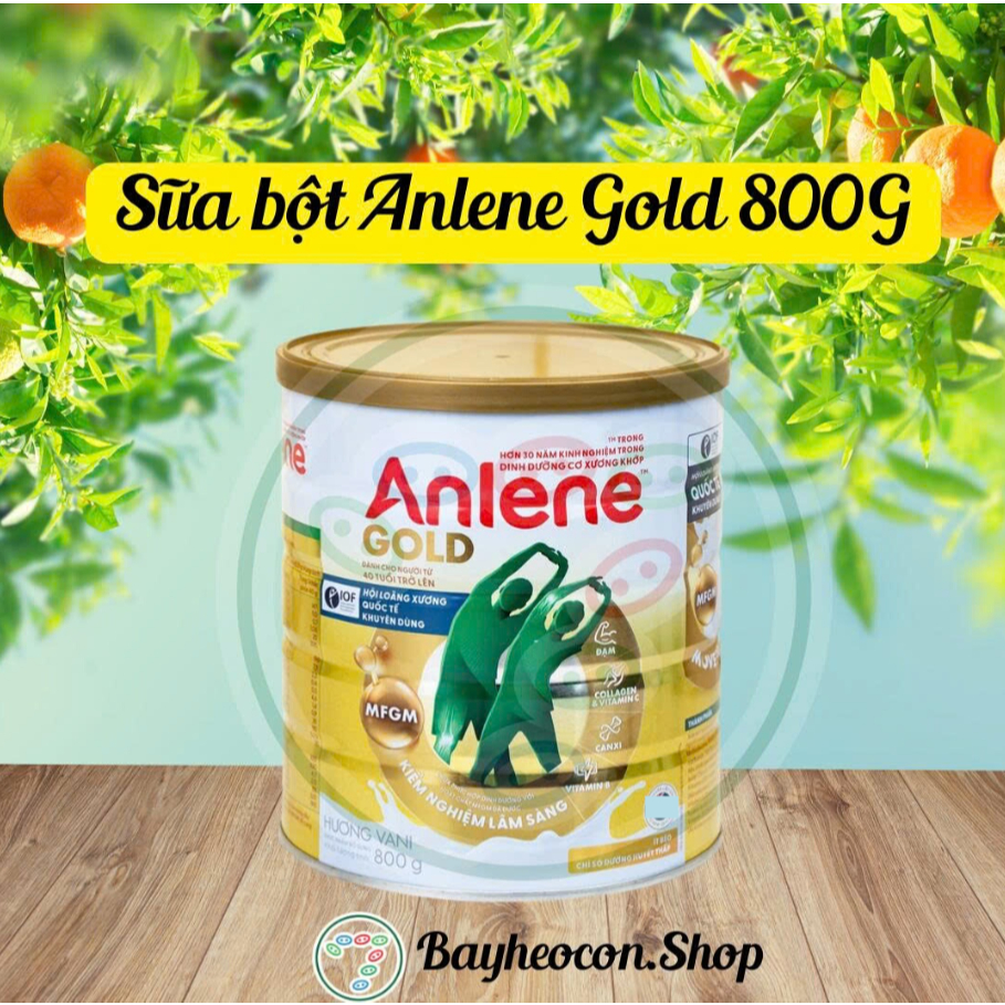 [Mẫu mới] Sữa Bột Anlene Gold Hương Vani 800g (từ 40 tuổi trở lên) | Shopee Việt Nam