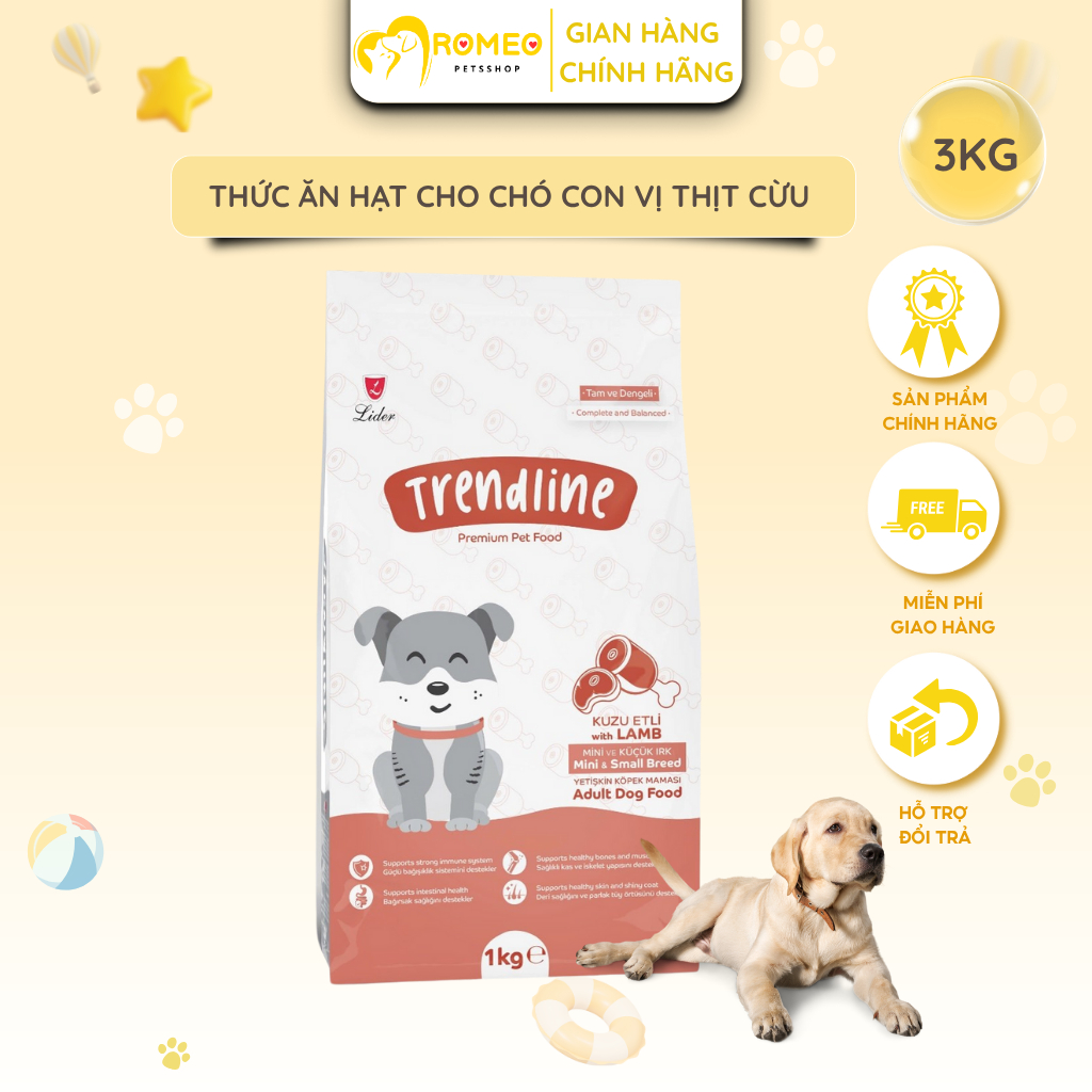 TRENDLINE PREMIUM PET FOOD MINI & SMALL BREED ADULT DOG FOOD WITH LAMB ...