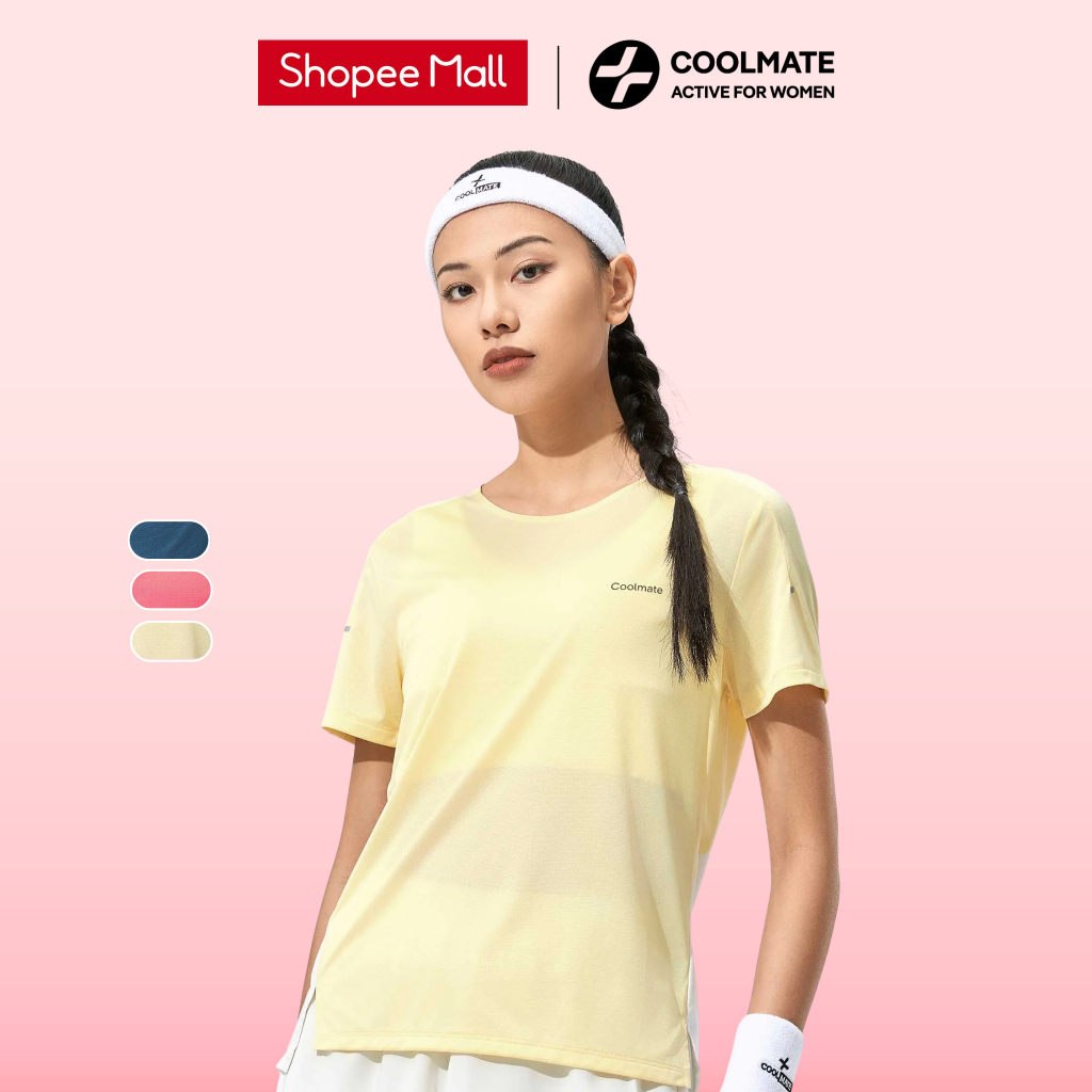 Áo thun thể thao nữ chạy bộ Race Tee siêu nhẹ, nhanh khô, giảm ma sát ...