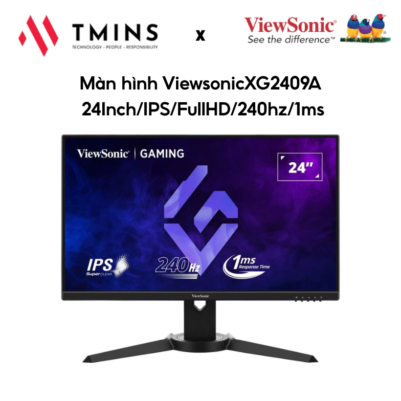 Màn hình Gaming Viewsonic XG2409A 24" IPS 240Hz 1Ms - Hàng chính hãng ...