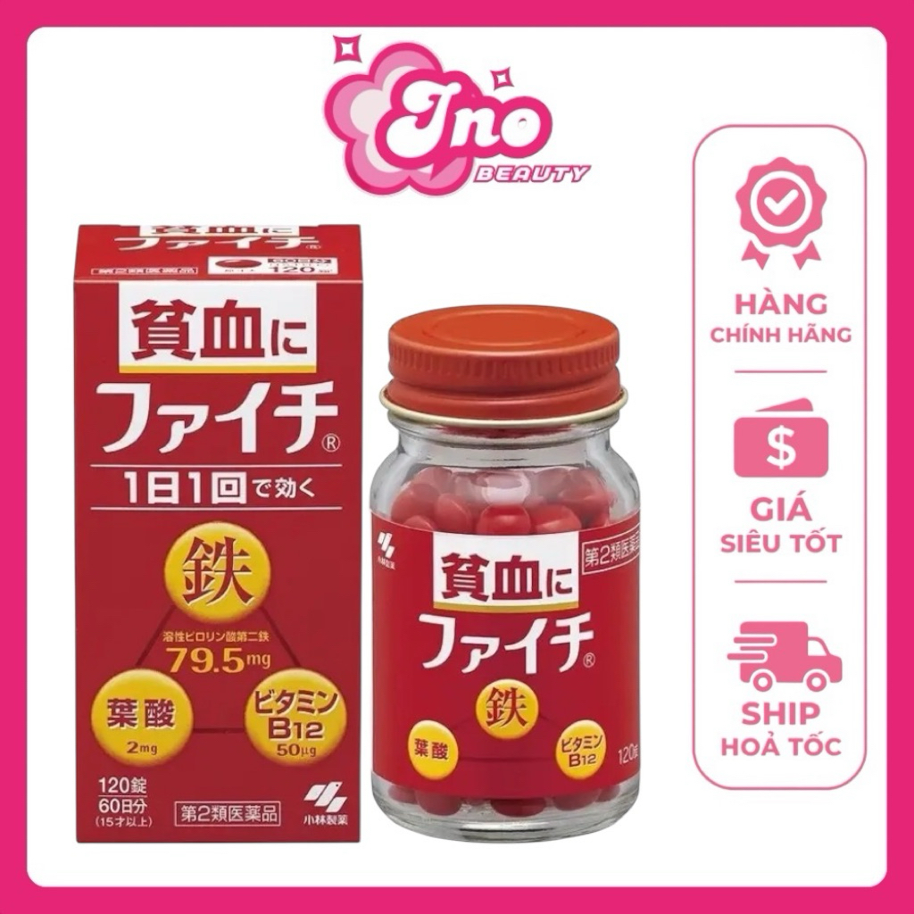 Viên Bổ Máu Faichi Kobayashi Nhật Bản 120Viên | Shopee Việt Nam
