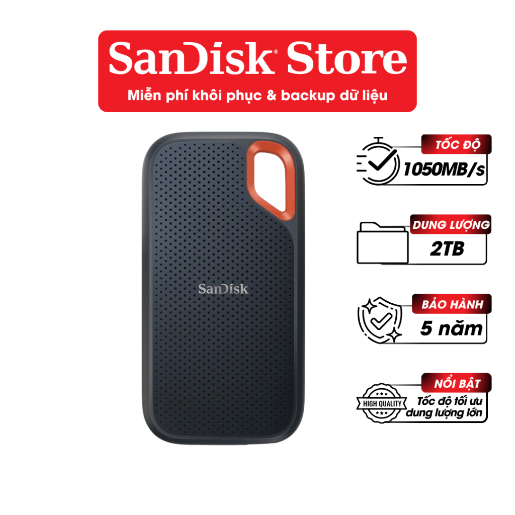 [HOẢ TỐC HCM] Ổ cứng di động SSD Sandisk Extreme Portable SDSSDE61-G25 ...